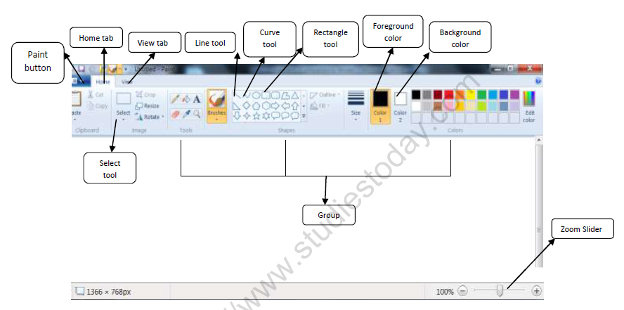 CBSE Class 3 Computer Ms Paint Worksheet